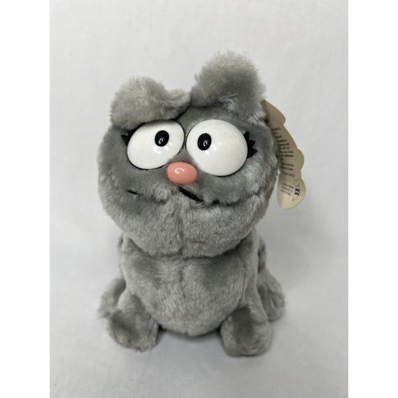 Dakin | Toys | Vintage Dakin Nermal Grey Cat Plush From Garfield With ...